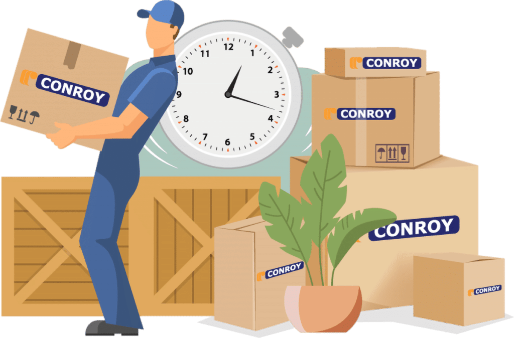 Hourly Rate Movers | Conroy Removals